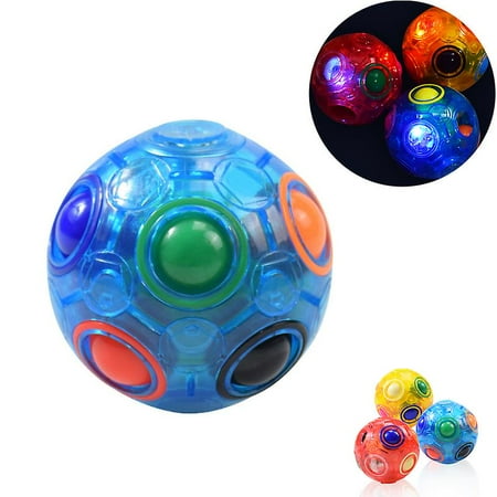 Magic Rainbow Ball Fidget Ball, Puzzle Ball Speed Cube Educational 3d ...