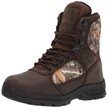 Wolverine Men's Manistee Construction Boot, Brown/CAMO, 7.5 X-Wide ...