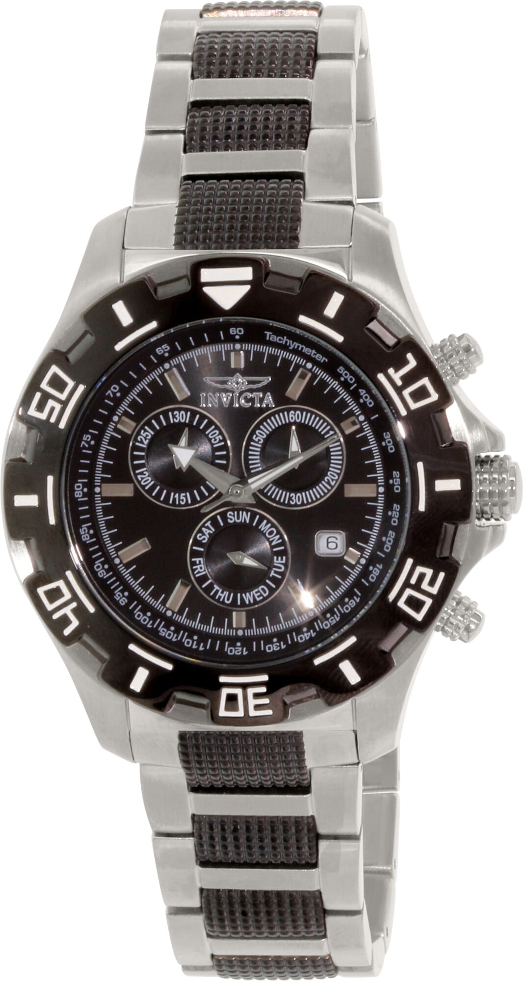 Invicta Men's Python 6407 Silver Stainless-Steel Plated Swiss ...