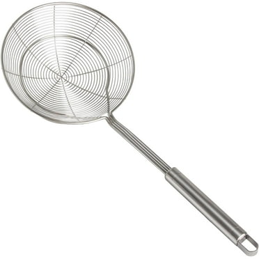 Solid Stainless Steel Spider Strainer Skimmer Ladle for Cooking and ...