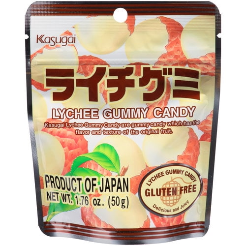 Kasugai Lychee Gummy Candy, 1.76 oz - Walmart.com - Walmart.com