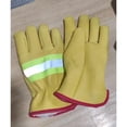2pcs Sheepskin Work Gloves - High Quality Leather, Adjustable Wrist ...