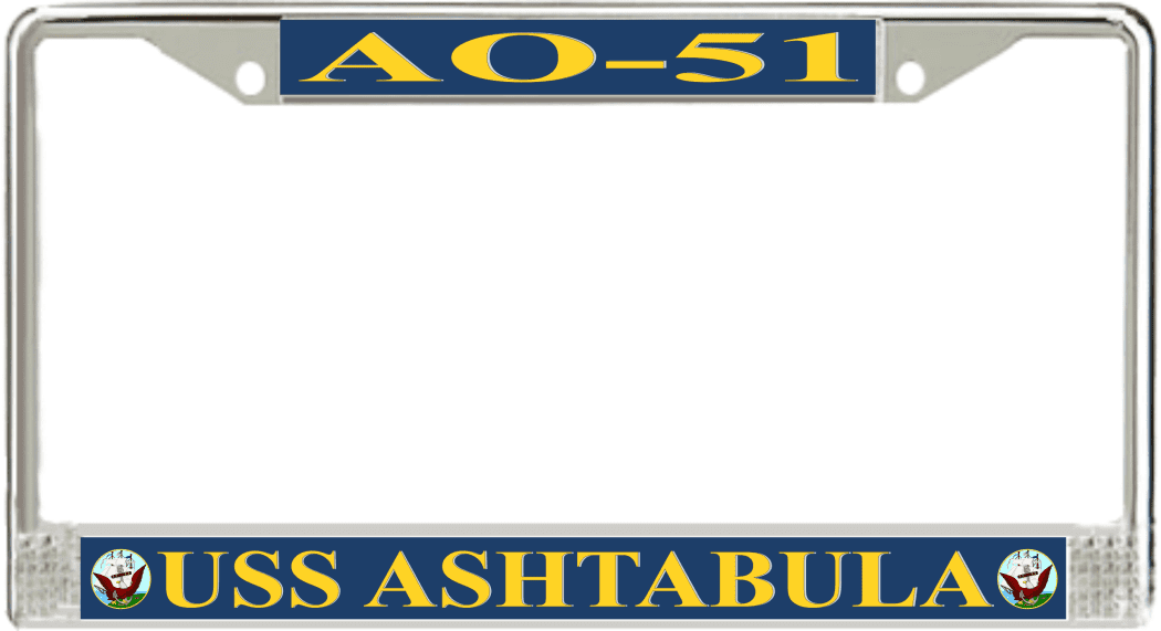 USS Ashtabula AO-51 License Plate Frame - Walmart.com