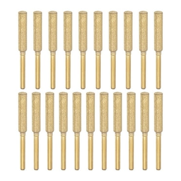 Uxcell 3/16 Inch Diamond Chainsaw Sharpener Sharpening Stone Polishing ...