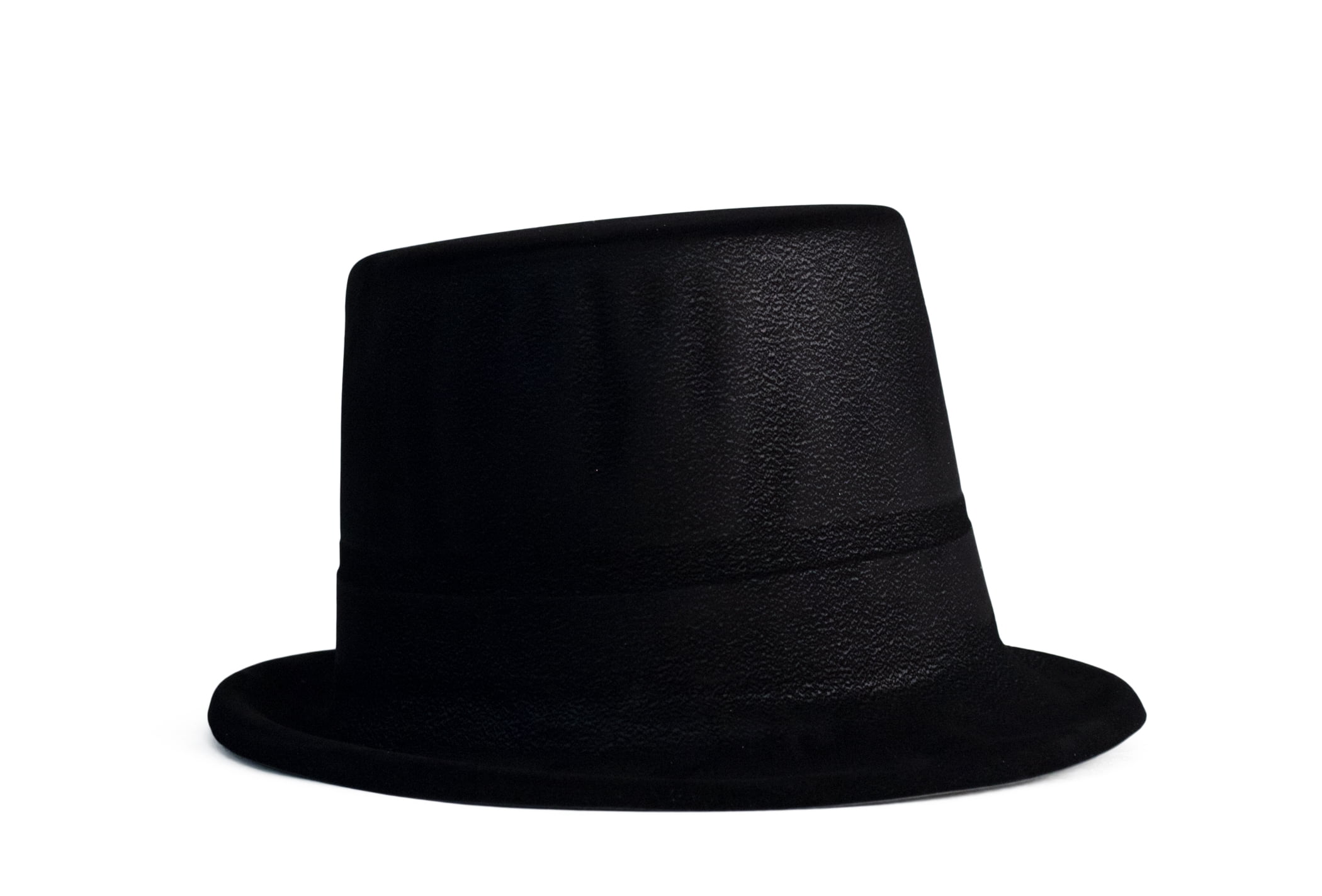 Rinco Black Felt Covered Plastic Top Hat, Black, One Size 11", 12 Pack ...