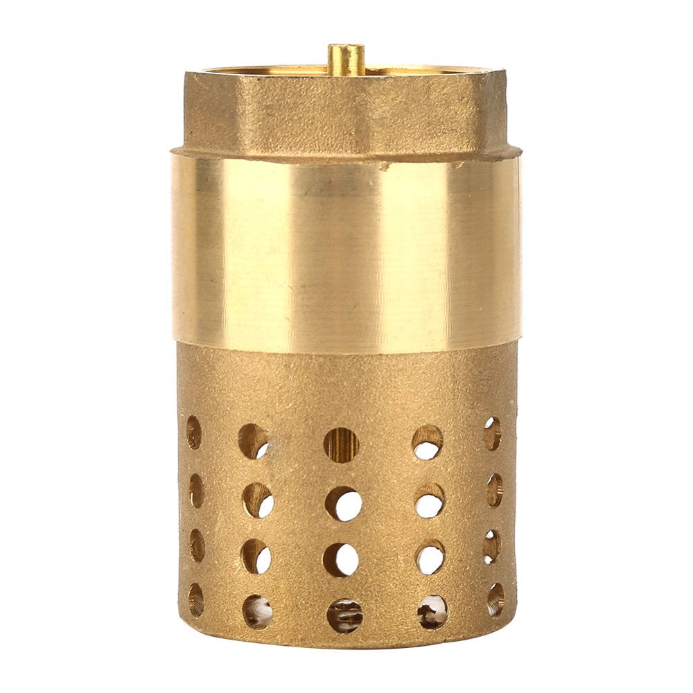 CHUANK Brass One Way Female Thread Foot Valve Mesh Check Valve with ...