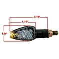 Carbon Turn Signal LED Kawasaki Dual Sport Motorcycle Dirt Bike ...