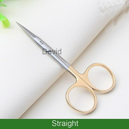 Korean Style Double Eyelid Scissors With Gold Handle Stainless Steel ...