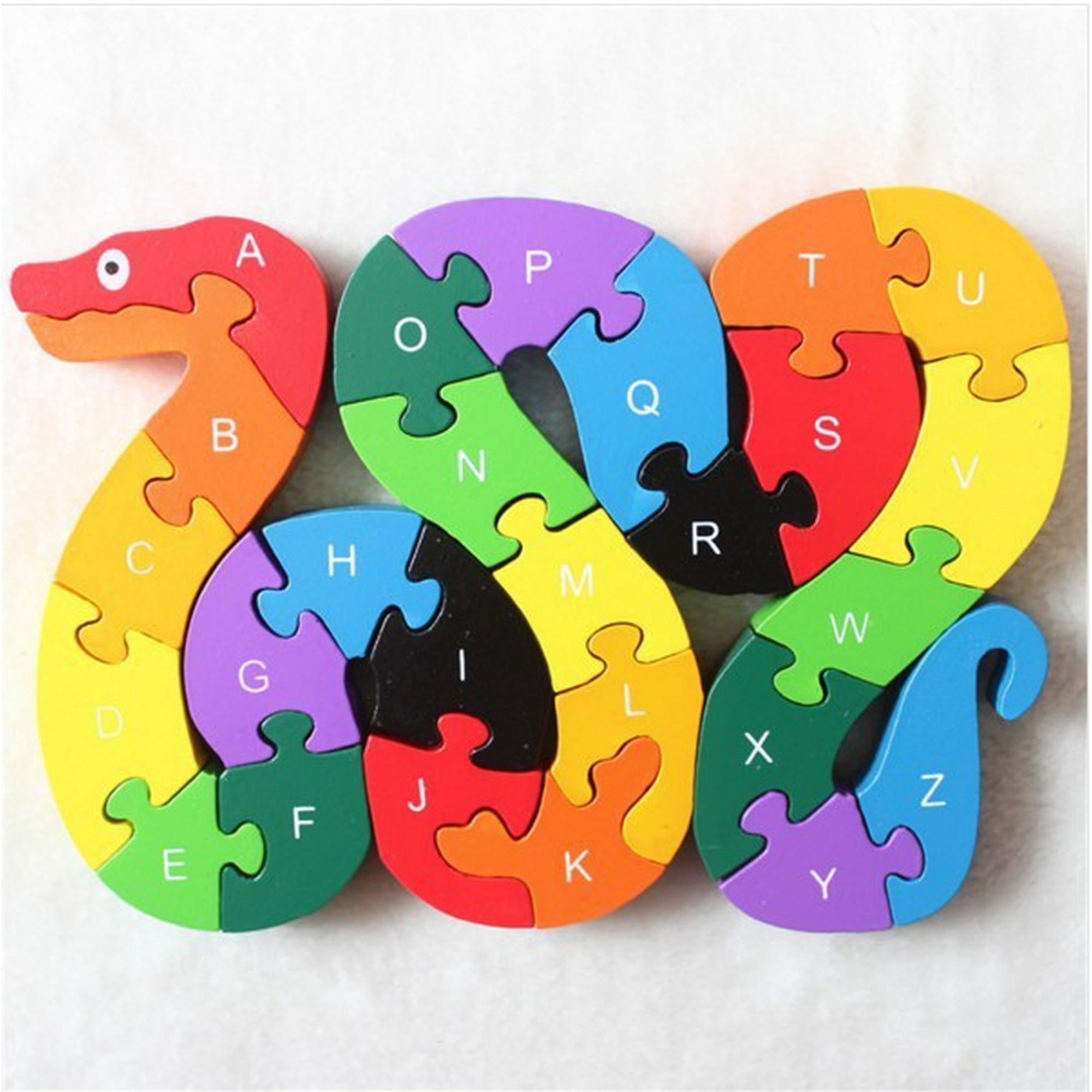 Click here for Ounona Alphabet Jigsaw Puzzle Building Blocks Anim... prices