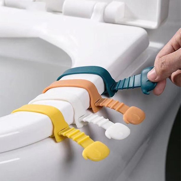 10 piece toilet lid opener, dirt proof, household toilet sticker ...