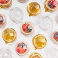 100 Pack Mini Cake Containers, Clear Plastic Small Cupcake Boxes with ...