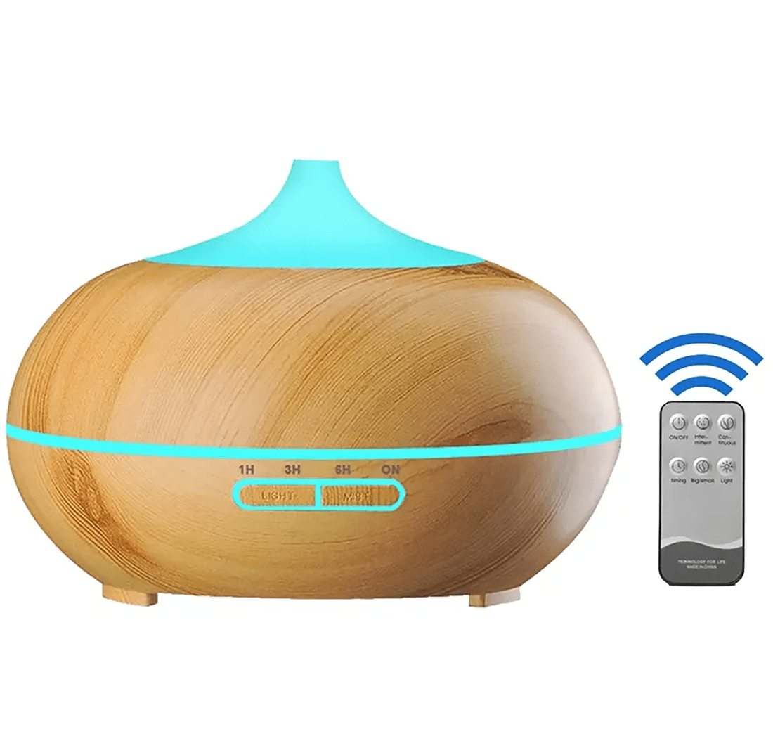 500ml Ultrasonic Humidifier Aroma Diffuser 7 Color Changing Essential ...