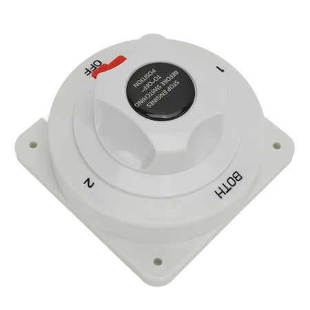 Battery Switch, Dual Battery Selector Switch 300A 6-32V Practical Safe ...