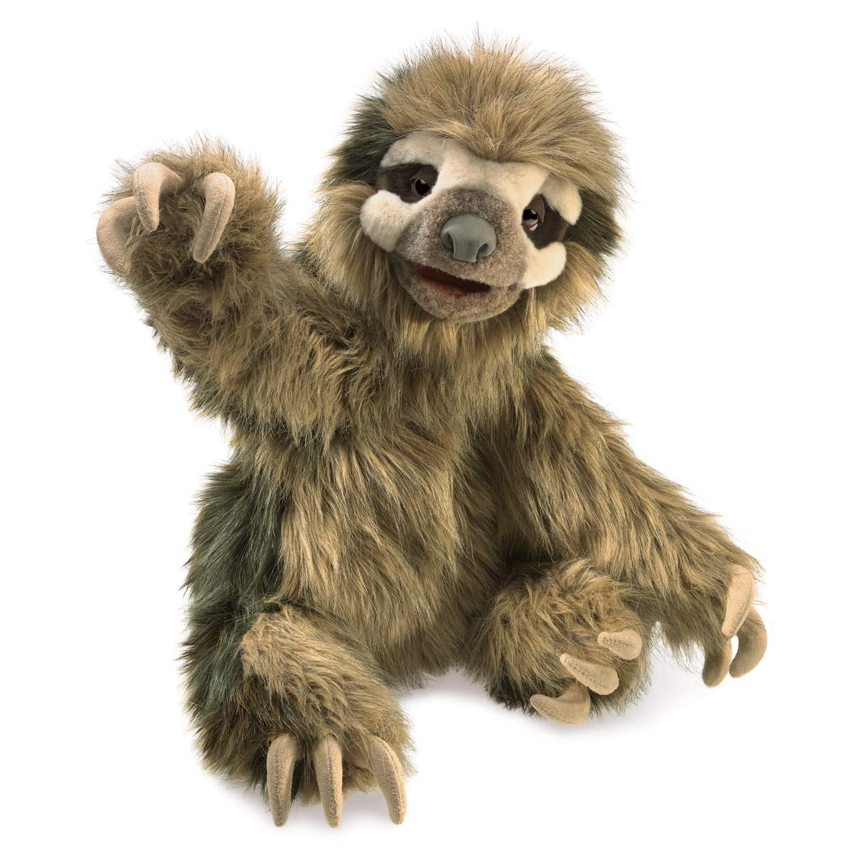 Hand Puppet - Folkmanis - Sloth Three-toed New Toys Soft Doll Plush ...