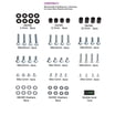 onn. TV Wall Mount Replacement Hardware Kit, 69 pieces - Walmart.com