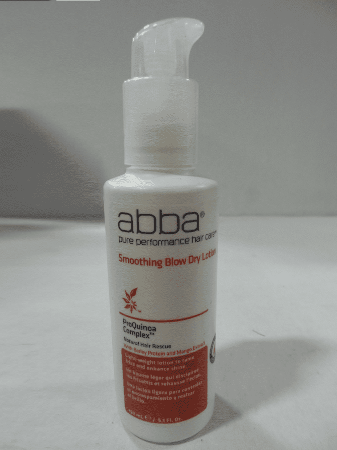 Abba Pure Performance Hair Care Smoothing Blow Dry Lotion 150 ml / 5.1 ...