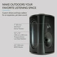Definitive Technology AW 6500 Outdoor Speaker, Single, Black with BDSS Drivers & Durable ...