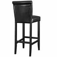 Modway Tender Leatherette Bar Stool Fully Assembled, Multiple Colors ...