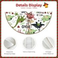 Bogiau Cute Dinosaurs Pattern Christmas Tree Skirt with Ties ...