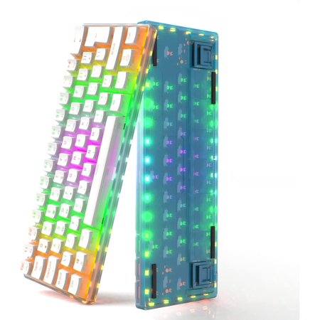 MK25 Wired 60% Mechanical Gaming Keyboard,Hot Swappable Outemu Red ...