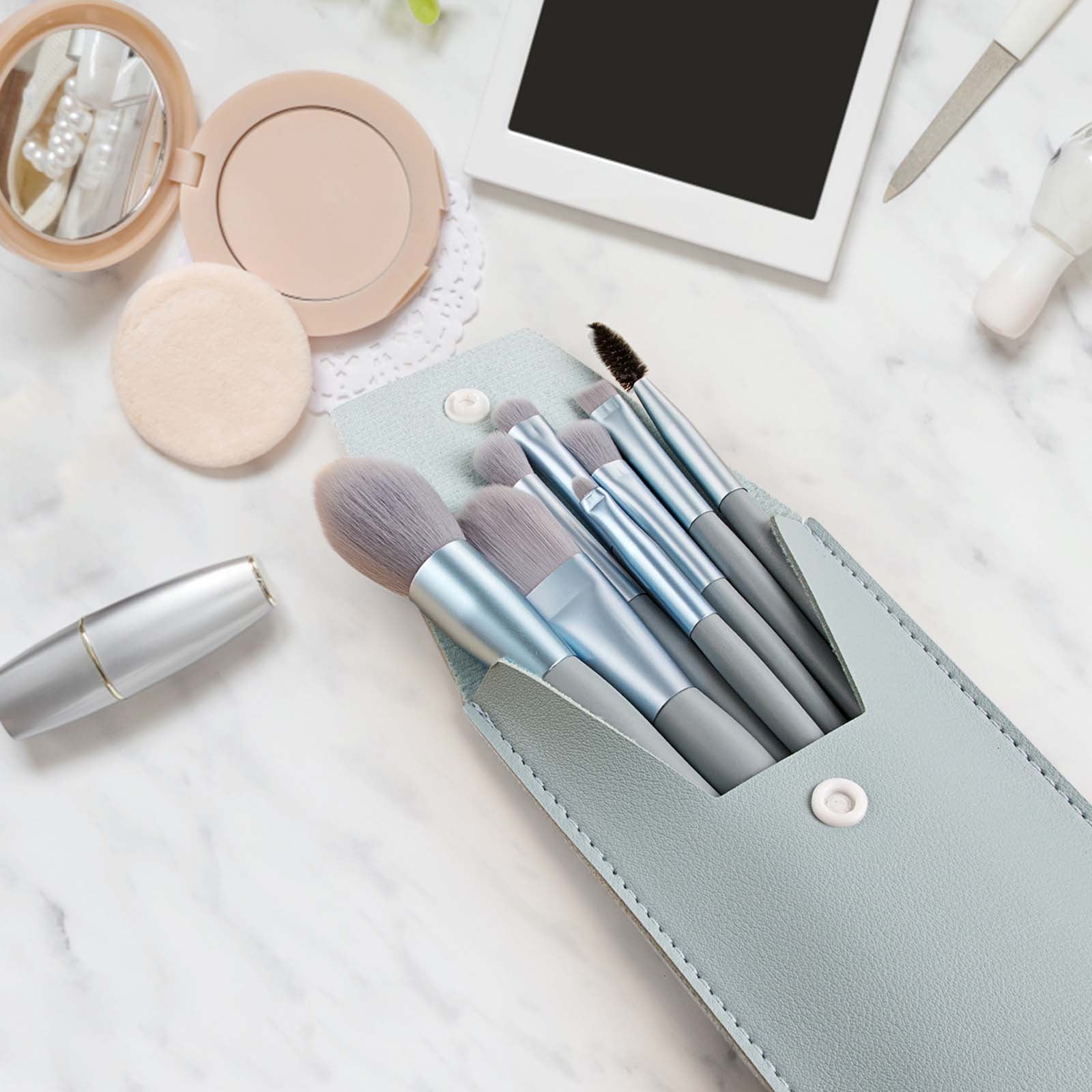 Click here for Pntutb 8 Mini Macaron Makeup Brush Set Eye Shadow... prices