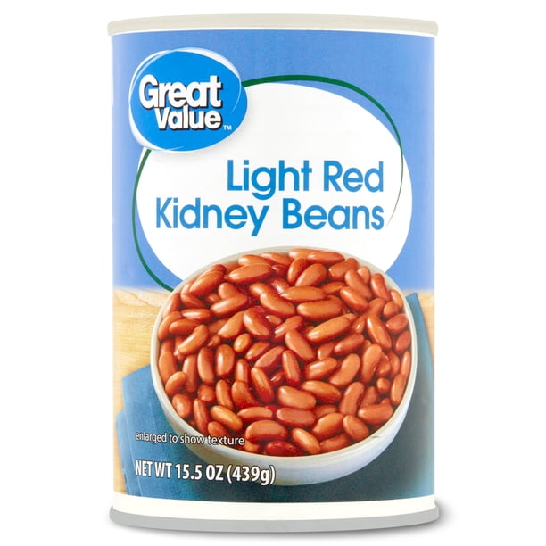 Great Value Light Red Kidney Beans, 15.5 oz - Walmart.com