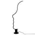 EP Light 56" Color Changing LED Face Floor Lamp Black Standing Floor ...