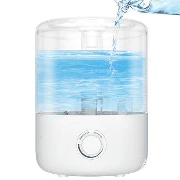 Equate Ultrasonic Humidifier, Diffuser, Cool Mist, Visible Mist, Filter ...