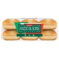 Anzio & Sons White Sub Rolls 6 count 15 oz Sandwich Rolls for Quick ...