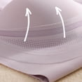 Besolor Front Closure Bras for Women Full Coverage Gathered Wireless No ...