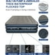iDOO Air Mattress, Inflatable Airbed with Built-in Pump for Guest Home Camping Travel, 650lb MAX ...