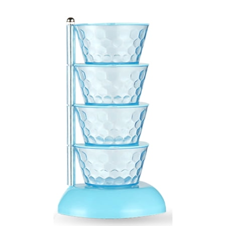 Layer Seasoning Storage Box Plastic Multi Layers 360° Rotating Kitchen ...
