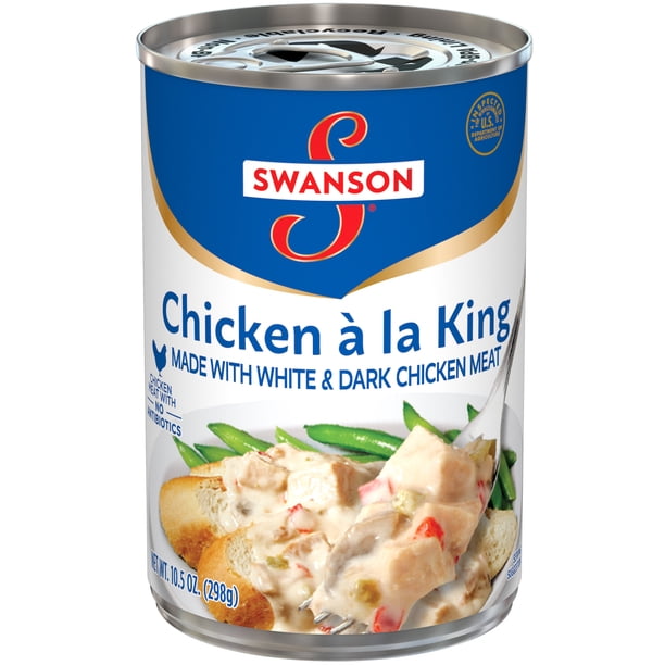 Swanson Canned Chicken a la King With White and Dark Chicken Meat, 10.5 ...