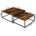 Coffee Tables Nesting Coffee Table Set Living Room Tables Rectangular ...