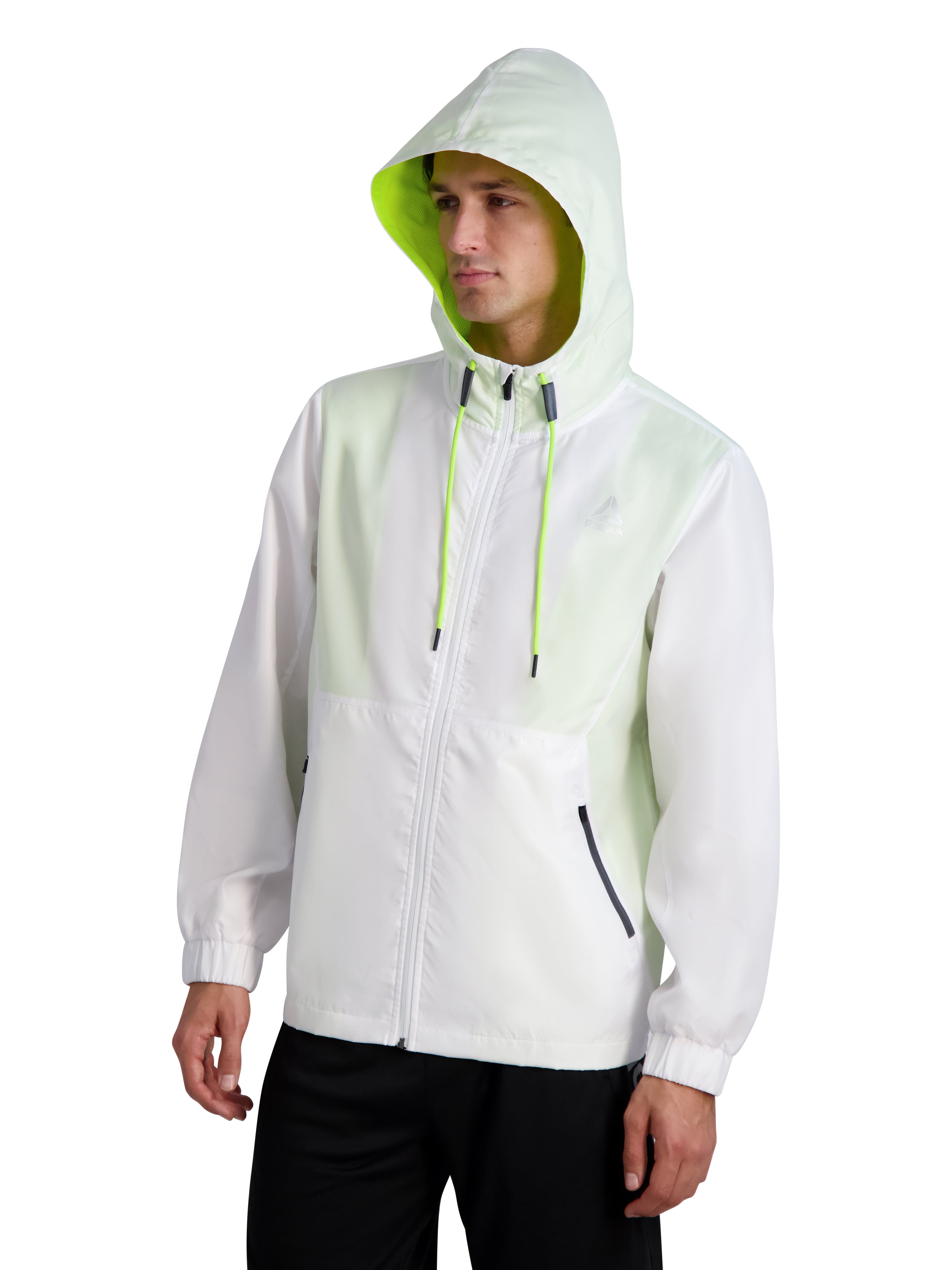 Reebok Men's and Big Men's Full Zip Woven Jacket, up to Sizes 3XL ...