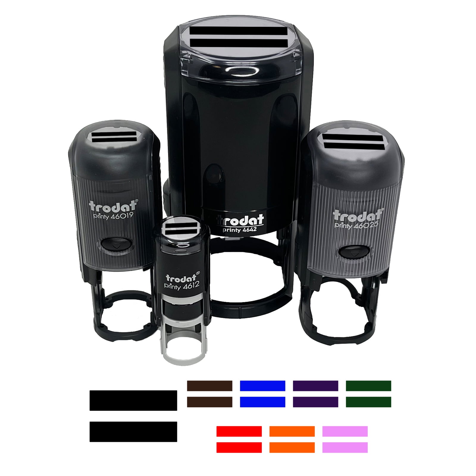 Equal Sign Math Symbol Self-Inking Rubber Stamp Ink Stamper - Green Ink ...