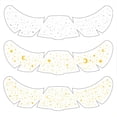 6pcs Freckle Stickers Gold Silver Metallic Temporary Stickers For Women ...