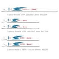 EZARC 10-Piece Reciprocating Saw Blades 6 to 9 Inch Bi-Metal Demolition ...