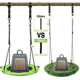 Trekassy 700lb Saucer Tree Swing for Kids Adults 40" Waterproof Frame ...