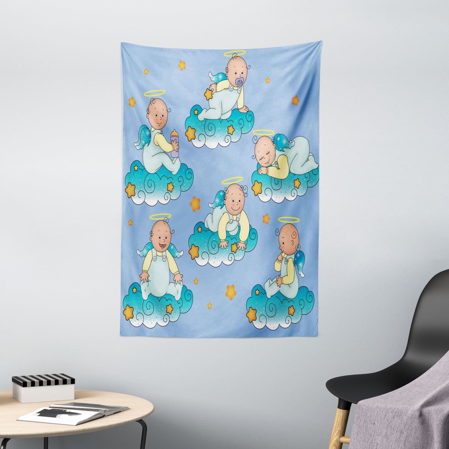 Baptism Decorations Wall Hanging Tapestry, baptism sitting sleeping ...