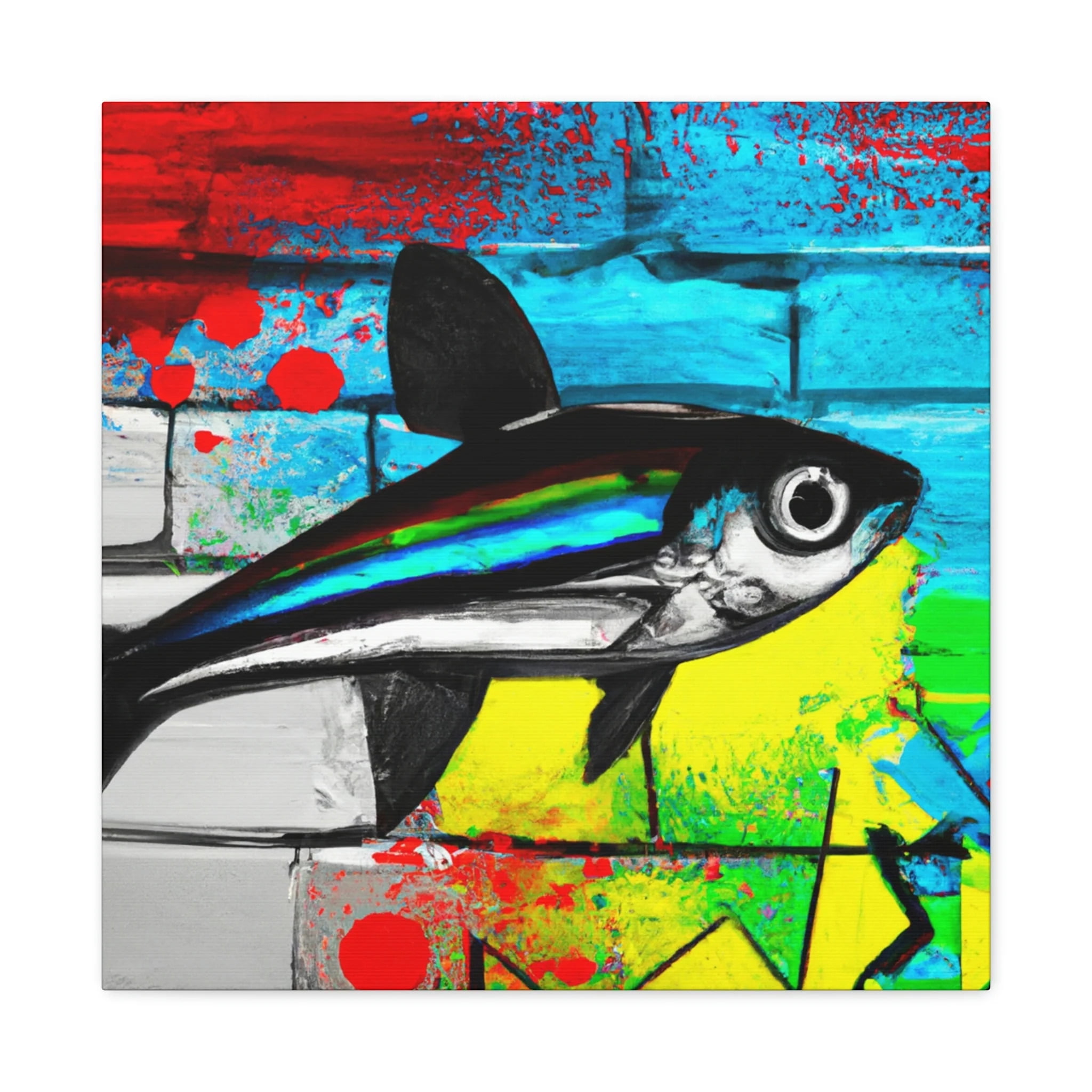 Neon Tetra Splendor - Canvas - Walmart.com