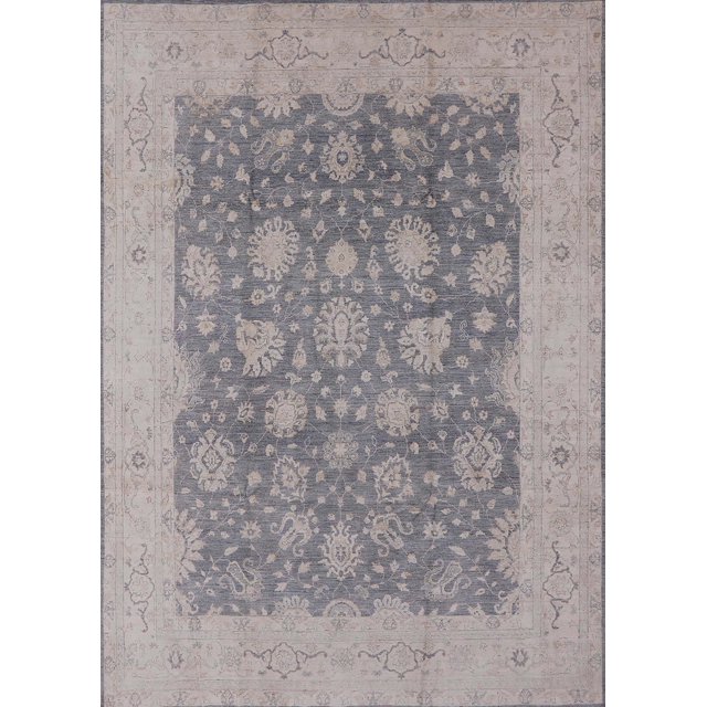 Ahgly Company Indoor Rectangle Mid-Century Modern Silver Pink Oriental ...