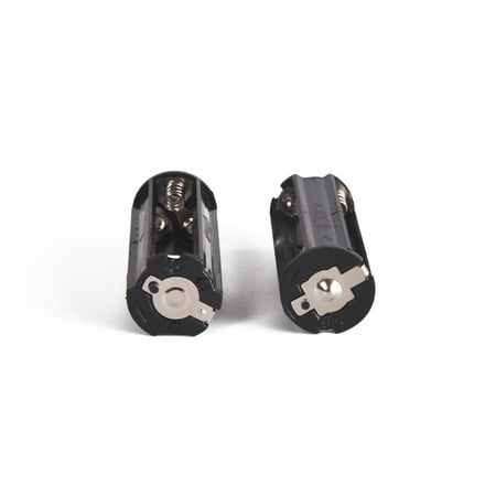 2pcs 3 AAA Batteries holder Portable Case Bracket LED Glare Flashlight ...