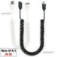 Ladaidrabf Micro Usb Female To Micro Usb Male Extension Charge Cable Data Wire Plug And Use