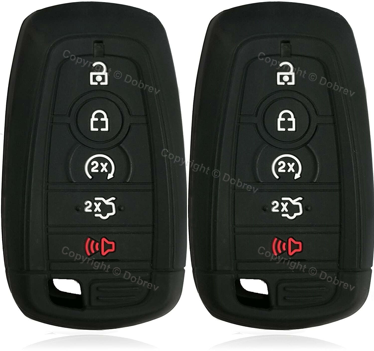 Silicone 5 Entry Case Fob Cover Protect for Ford Holder Explorer Edge ...