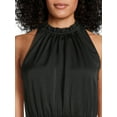 Nine.Eight Women's and Women's Plus Satin Halter Midi Dress, Sizes XS ...