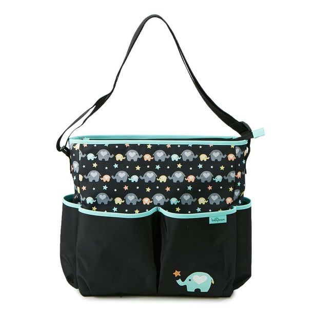 Baby Boom Elephant Print Tote Diaper Bag - Walmart.com - Walmart.com