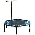 "Soozier Mini Backyard Outside Single Person Trampoline with Adjustable ...