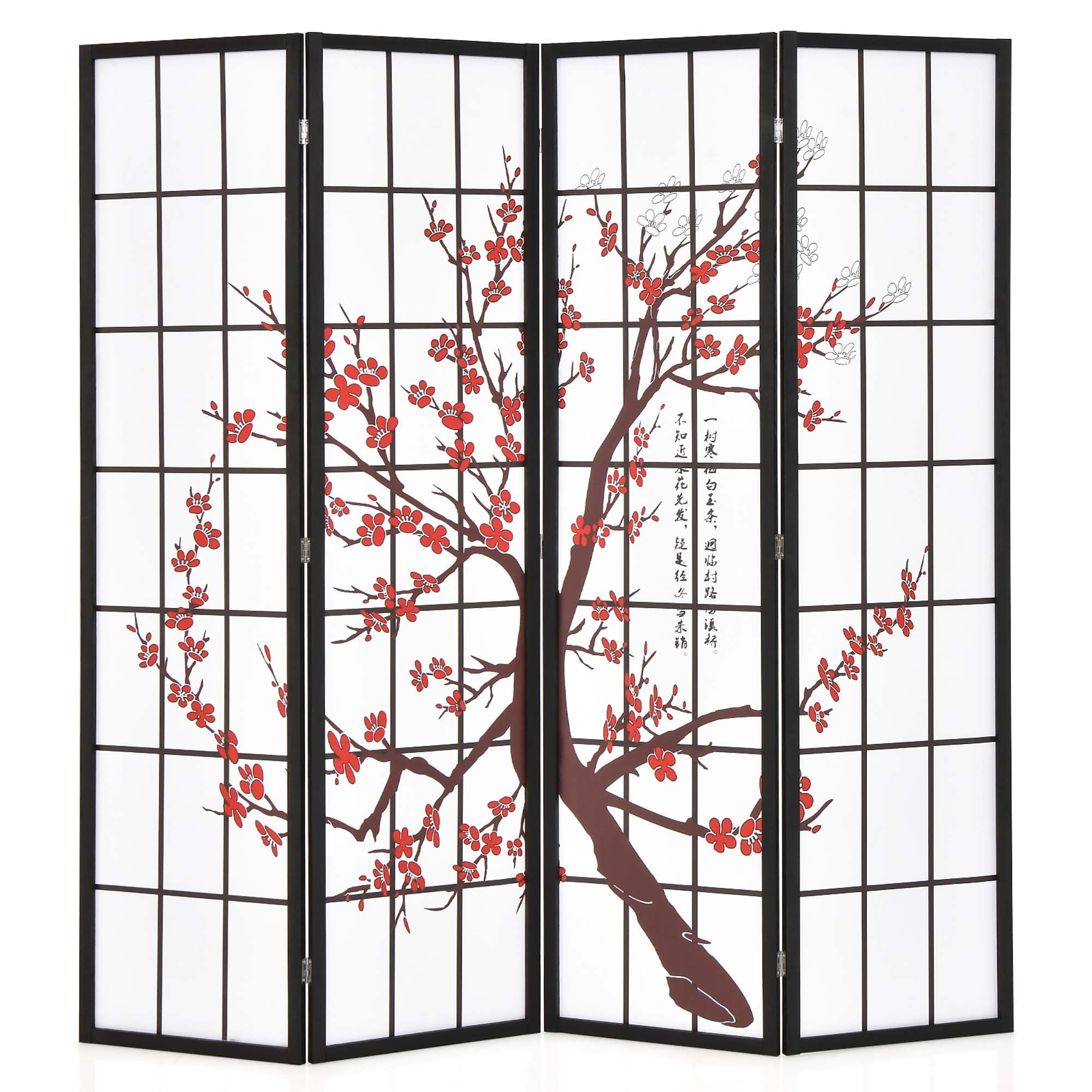 Click here for Costway 4-Panel Japanese Style Folding Room Divide... prices
