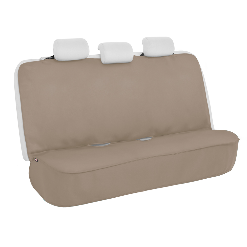 Motor Trend AquaShield Beige Waterproof Rear Bench Seat Cover for Cars ...
